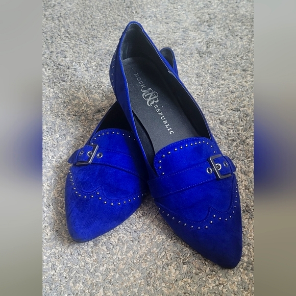 Rock & Republic | Shoes | Womens Electric Blue Flats | Poshmark